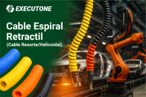Cable Espiral Retráctil - Executone de Monterrey